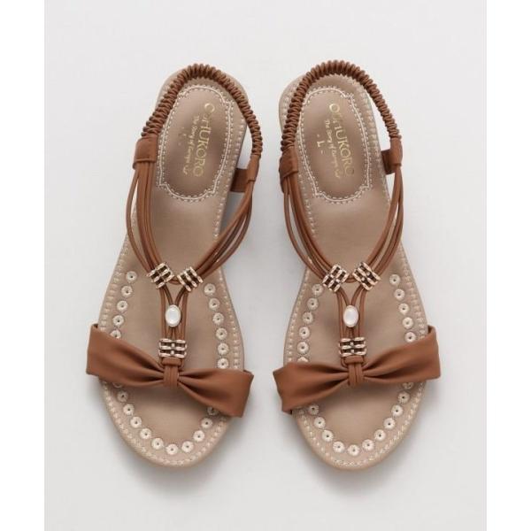 型番：LCOP1207-2024ブランド：欧州航路商品名：【欧州航路】カプチーノサンダルカラー：ブラウン/アイボリー/ブラック