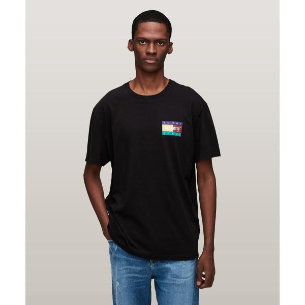 型番：DM18527ブランド：トミー ジーンズ商品名：TJM REG POP COLOR FLAG TEE EXTカラー：ブラックＢＤＳ/ブルーＣ１５/ホワイトＹＢＨ
