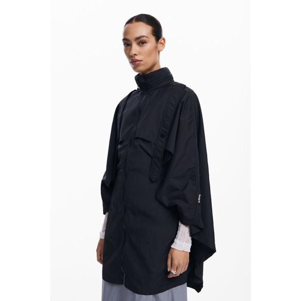 型番：24WAIY01ブランド：デシグアル商品名：MODULARIS SEUL ポンチョカラー：グレー/ブラック