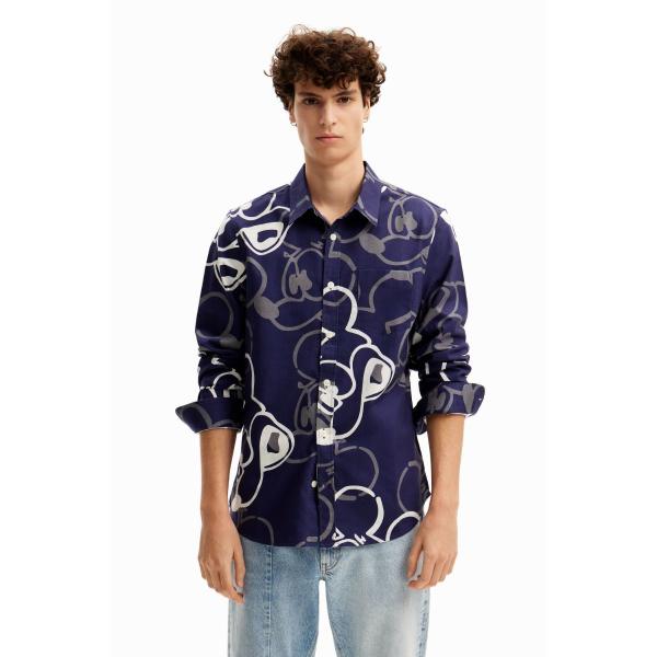 型番：24WMCW26ブランド：デシグアル商品名：SAMSON シャツロングスリーブカラー：ブルー