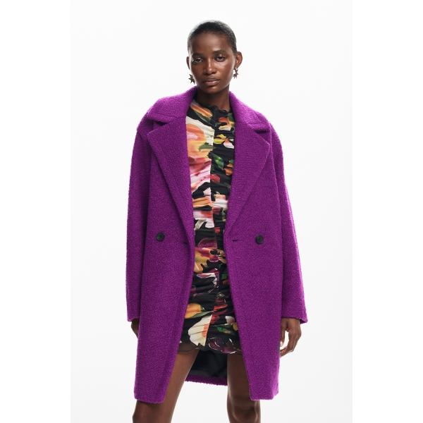 型番：24WWEW50ブランド：デシグアル商品名：AMBERES オーバーコートカラー：ピンク/レッド