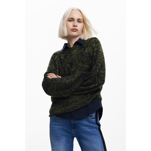 型番：24WWJF46ブランド：デシグアル商品名：BRAMPTON ライトゲージプルオーバーカラー：グリーン