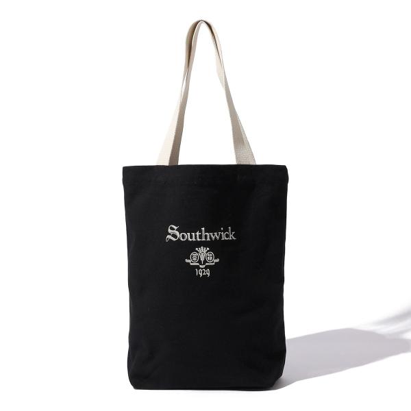 型番：118400066ブランド：シップス商品名：Southwick: Gate Label ロゴ キャンバス トート バッグカラー：ブラック/キャメル/エンジ/ダークグリーン/コバルトブルー