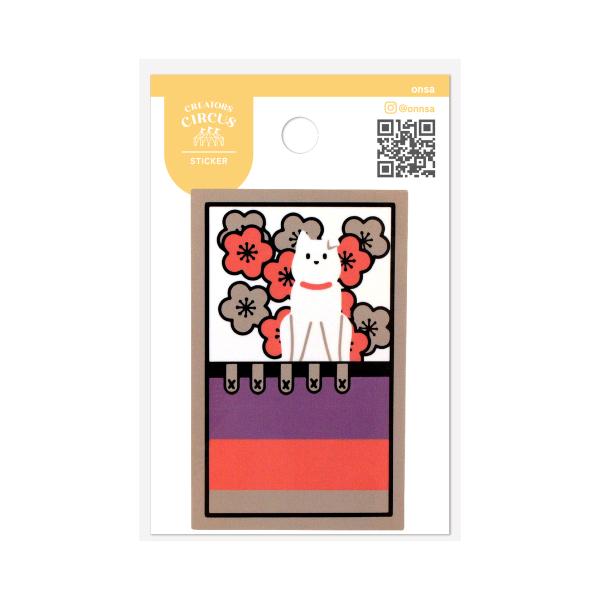 型番：CS37151ブランド：フロンティア商品名：クリエイターズサーカス　ステッカー　Ｈａｎａｆｕｄａ　ｄｏｇカラー：Ｈａｎａｆｕｄａ　ｄｏｇ