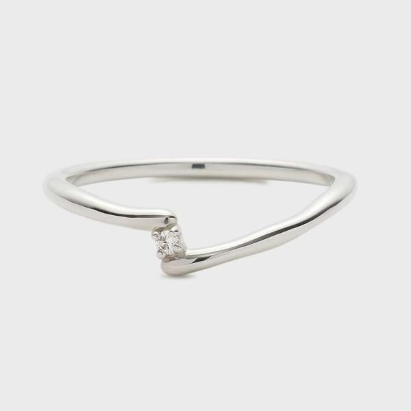 型番：30243111057ブランド：ノジェス商品名：【Plus Ring】シルバーダイヤモンドリング（0.01ct）カラー：シルバー