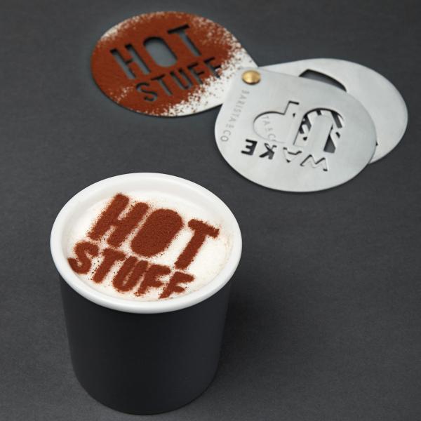 型番：430734ブランド：バリスタアンドコー商品名：Barista＆Co ステンシル Cocoa Stencils Electric Steelカラー：ONE