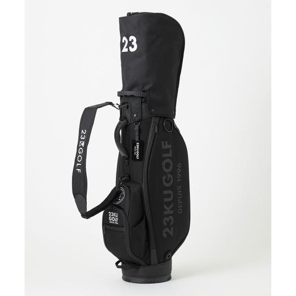 型番：BO1PCW0201ブランド：23区GOLF商品名：【UNISEX】 ドビークロス キャディバッグカラー：ブラック系/ダークブラウン系