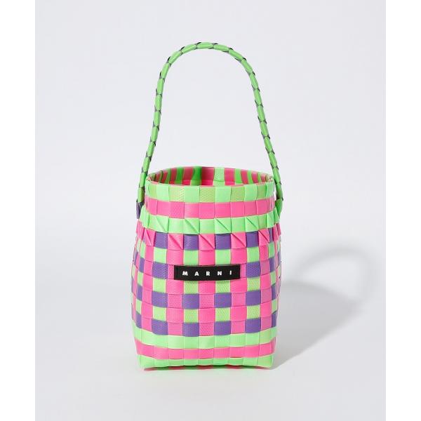 型番：M00332-M00IWブランド：マルニ商品名：MARNI(マルニ)Kids ＆ Junior トートバッグバッグカラー：ライトグリーン/ブルー/レッド/グリーン/ブラック/ライトブルー/イエロー/ピンク/ライトイエロー