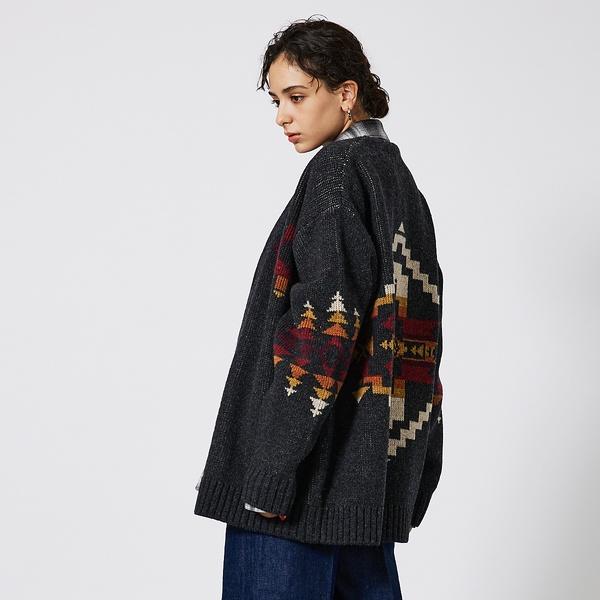 型番：04490040503ブランド：アバハウス商品名：【PENDLETON/ペンドルトン】Shetland Wool Cardiganカラー：アイボリー/ブラック/ベージュ
