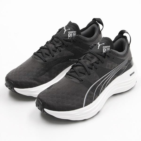 型番：377758ブランド：プーマ商品名：PUMA/プーマ/フォーエバーラン ニトロ ウィメンズカラー：01　PUMA　BLK-PUMA　WH