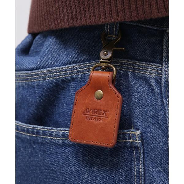 型番：7834970025ブランド：アヴィレックス商品名：AVIREX KEY HOLDER EMBOSSED LEATHER ／ アヴィレックス キーホルダカラー：ブラック/ブラウン/レッド
