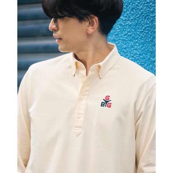 型番：312QC452ブランド：ゴールデンベア商品名：SPIKE長袖ポロシャツ　【GBGOLF】カラー：ベージュ/ネイビー/パープル/イエロー