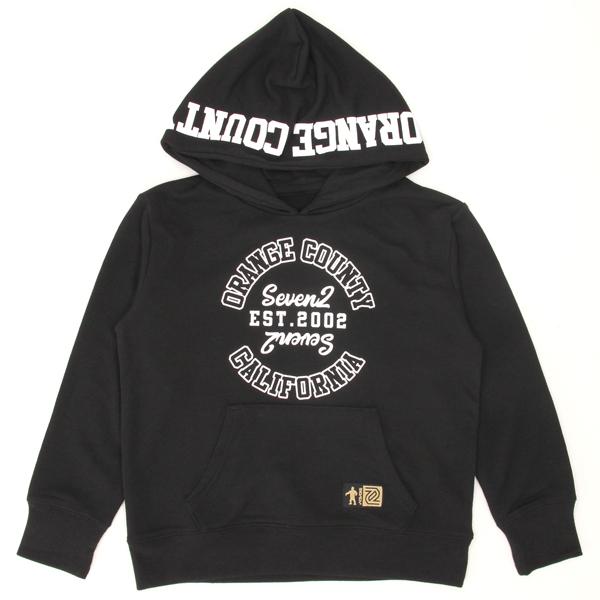 型番：144103ブランド：セブン２商品名：SEVEN2 キッズ 裏毛スウェットパーカーカラー：BK/MGY