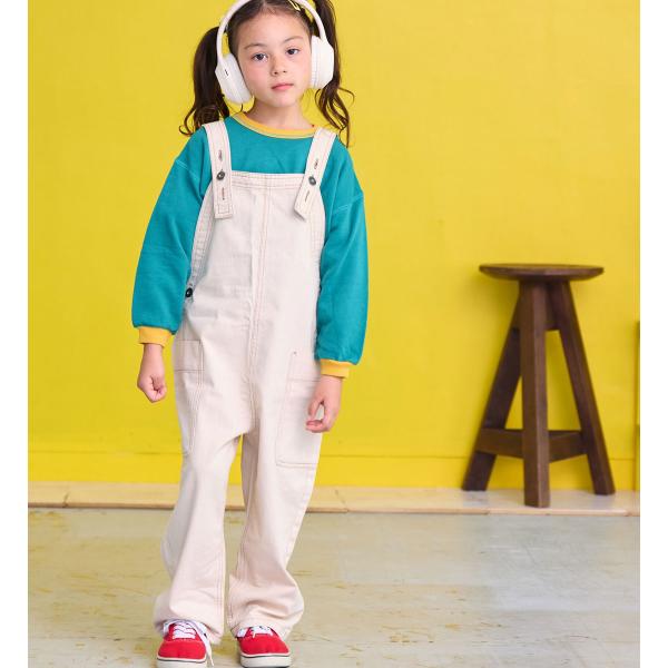 型番：0110242001ブランド：マーキーズ商品名：【COTTON from U.S.A】ビッグポケットデニムオーバーオールカラー：Ｂ３０キナリ/Ｃ７０ネイビー/Ｃ７９ネイビーストライプ