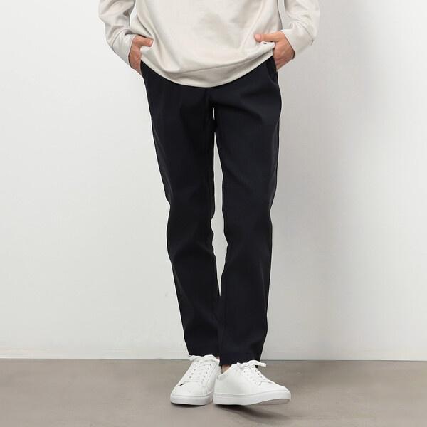 型番：47-50PI17-204ブランド：コムサイズム商品名：裏起毛 ストレッチ ツイル  テーパード スラックスカラー：グレー/ブラック/チャコール/ベージュ