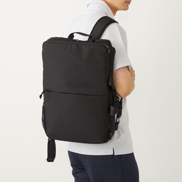 型番：218430109ブランド：シップス カラーズ商品名：CROSS CANVAS:3WAY バッグ◇カラー：ブラック/ネイビー