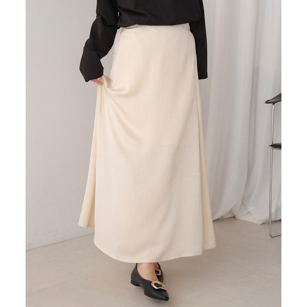 型番：7446151ブランド：ブージュルード商品名：ワッシャーサテンロングスカートカラー：ＥＣＲＵ/ＢＬＵＥ/ＯＬＩＶＥ