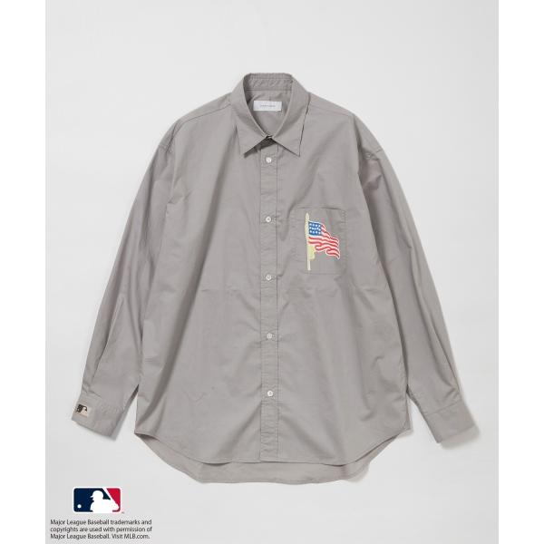 型番：GMG14090ブランド：アダムエロペ商品名：【MLB COLLECTION BY JUN】チームロゴプリントシャツカラー：ライトグレー（０８）/ホワイト（１０）/ネイビー（４０）