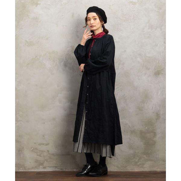 型番：33309524ブランド：サブストリート商品名：9号・15号・19号 INDESIGN スターエンブロイダリー前開きワンピースカラー：ブラック(00)