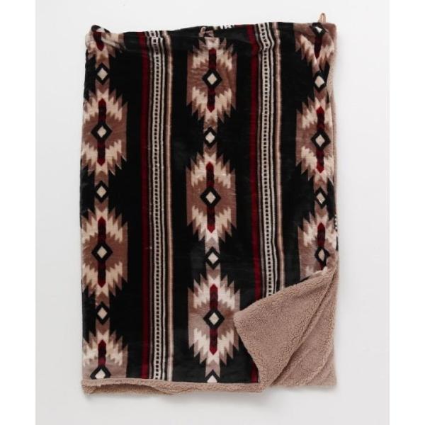 型番：CCKP4302-2024ブランド：チャイハネ商品名：【チャイハネ】【裏ボア】NOMADYブランケットMカラー：スカイブルー/ターコイズブルー/ブラック/カーキ系/ナチュラル/サンドベージュ