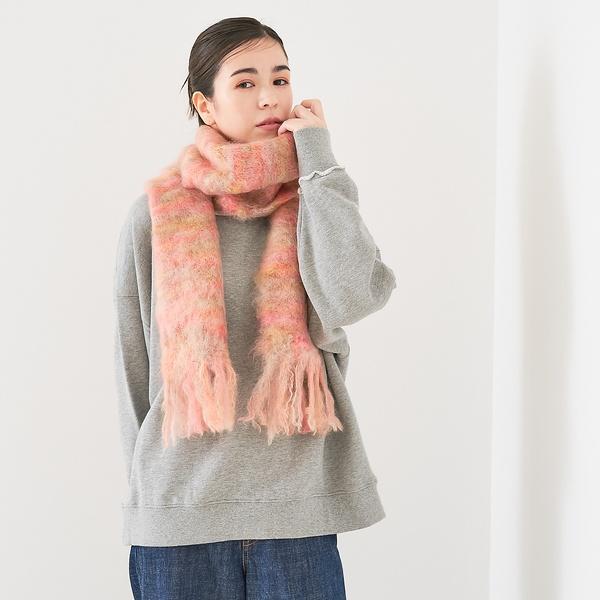 型番：60490136000ブランド：コレックス商品名：【Adele's MOHAIR】キッドモヘアマフラーカラー：グレー系その他1/ピンク系その他1/ブルー系その他1