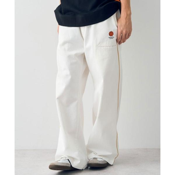 型番：PP43G0F09A0ブランド：クラフトスタンダードブティック商品名：【ユニセックス】URANIWA CAMPERS／マイティホワイトデニムパンツカラー：ホワイト