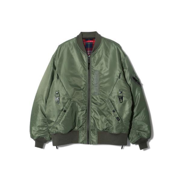 型番：7924252014ブランド：マナスタッシュ商品名：MANASTASH／マナスタッシュ／EXTRA MILE MA-1／エクストラマイル MA-1カラー：ブラック/セージ1