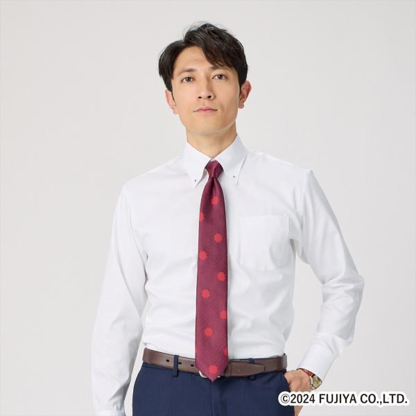 型番：BM01I500AB16B1Fブランド：ブリックハウス商品名：【ペコちゃん×TOKYO SHIRTS】 ボタンダウンカラー 長袖 形態安定 ワイシャツカラー：ホワイト