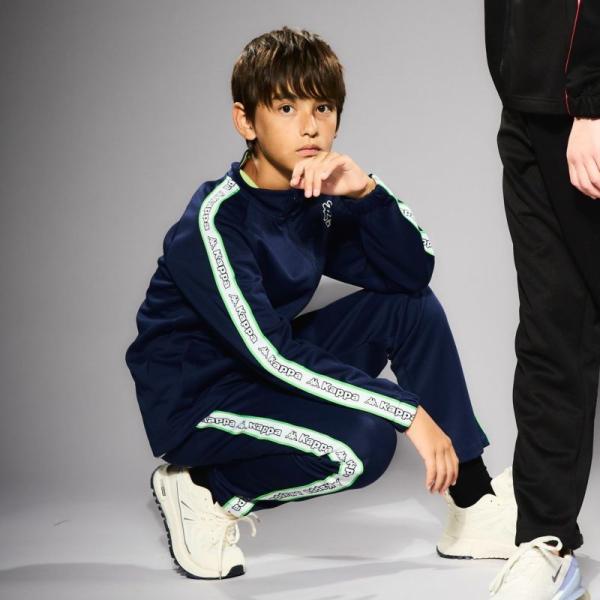 型番：144751ブランド：カッパ商品名：Kappa キッズ ロゴジャージトップスカラー：NV/BK