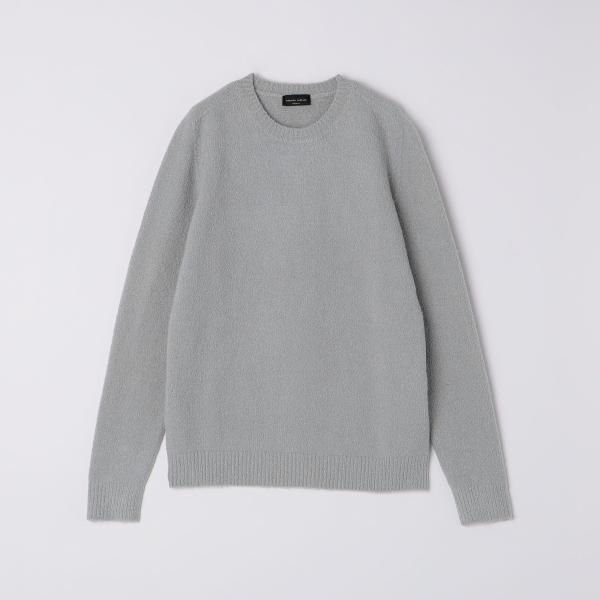 型番：116040202ブランド：シップス商品名：roberto collina: GIROCOLLO BOUCLE CREW NECKカラー：ライトグレー/キャメル/ピンク系/ブルー系