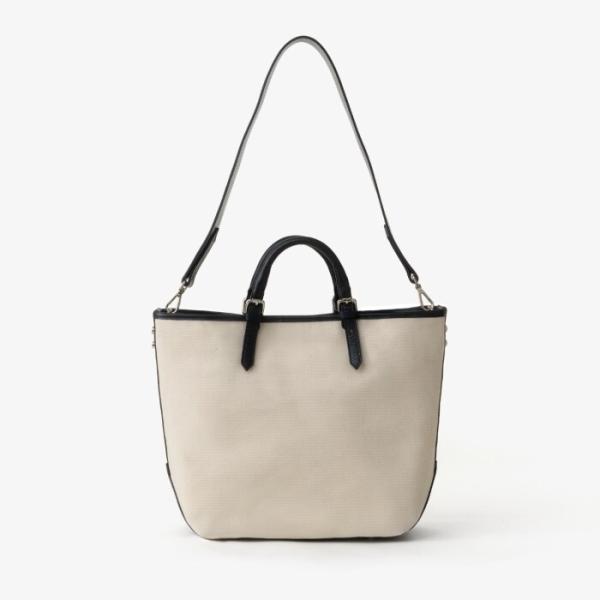 型番：1004272005ブランド：リエンピーレ商品名：2way 本革×コットンキャンバス ショルダーバッグ　FRANCAカラー：NATURAL