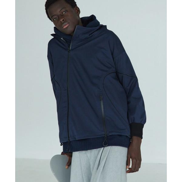 型番：01240100009ブランド：レアセル商品名：rehacer : Three Layers Compounded JKT / ３レイヤーズ コンパカラー：Navy/Black