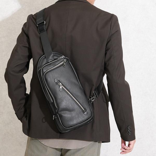 型番：KSN029ブランド：ゾンネ商品名：【SONNE /ゾンネ】ボディバッグカラー：NAVY/BLACK