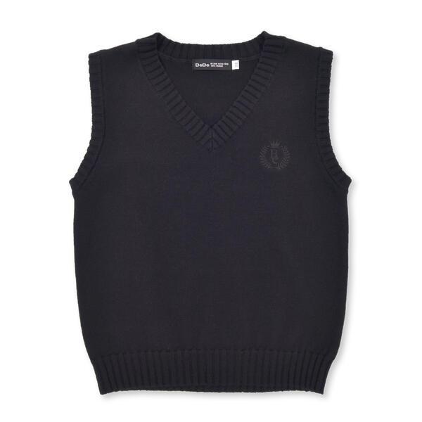 型番：1113-70519ブランド：ベベ商品名：Vネックニットベスト(110~130cm)カラー：ブラック