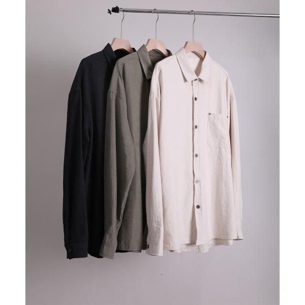 型番：kim8053aブランド：アイモハ商品名：aimoha men Textured Chic Shirtカラー：ブラック/ライトベージュ/グリーン