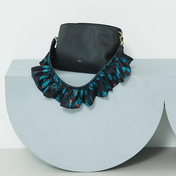 型番：51495074013ブランド：ロウェル シングス商品名：FRILLS/タックフリルショルダー【単品】カラー：ブラック/ブラウン