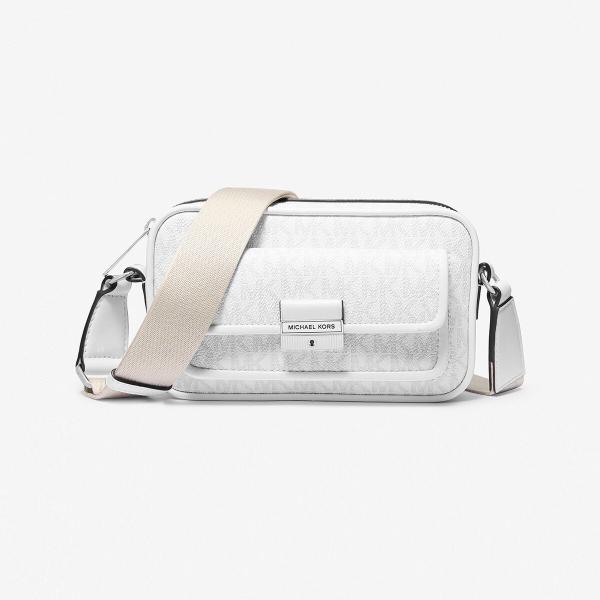 型番：35R5S2BC0V1999ブランド：マイケル・コース商品名：BRADSHAW カメラバッグ エクストラスモール - MKシグネチャーカラー：オプティックホワイト