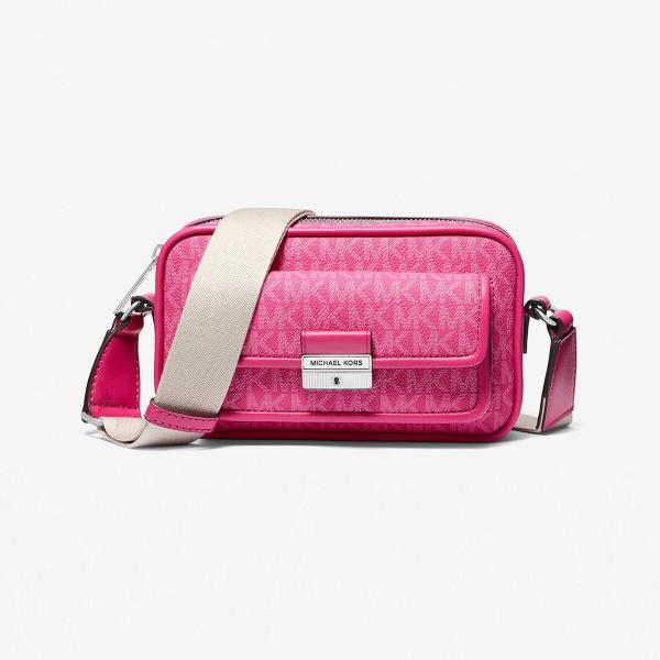 型番：35R5S2BC0V7067ブランド：マイケル・コース商品名：BRADSHAW カメラバッグ エクストラスモール - MKシグネチャーカラー：ドラゴンフルーツ