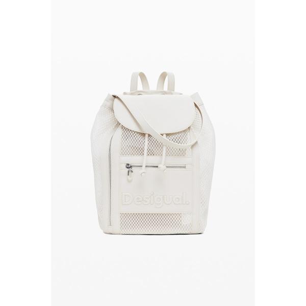 型番：25SAKA03ブランド：デシグアル商品名：REPRISE ATENEA MESH KRAPIN メッシュ バックパックミディアムカラー：ブルー/ホワイト