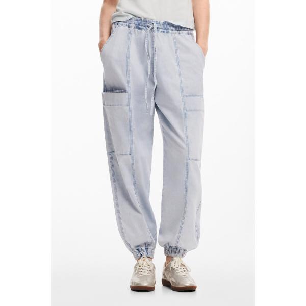 Desigual（デシグアル） ジョージア ライトデニム カーゴジョガー