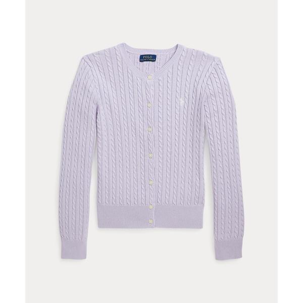型番：CWPOSWEG6820501ブランド：ポロ ラルフ ローレン商品名：(ガールズ 7才〜16才)ミニケーブル コットン カーディガンカラー：500パープル
