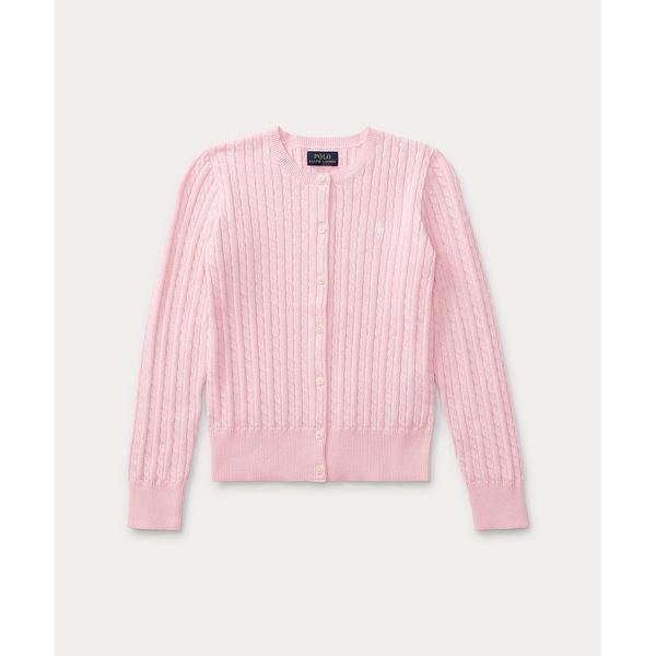 型番：CWPOSWEG6820063ブランド：ポロ ラルフ ローレン商品名：(ガールズ 7才〜16才)ミニ ケーブル コットン カーディガンカラー：650ピンク