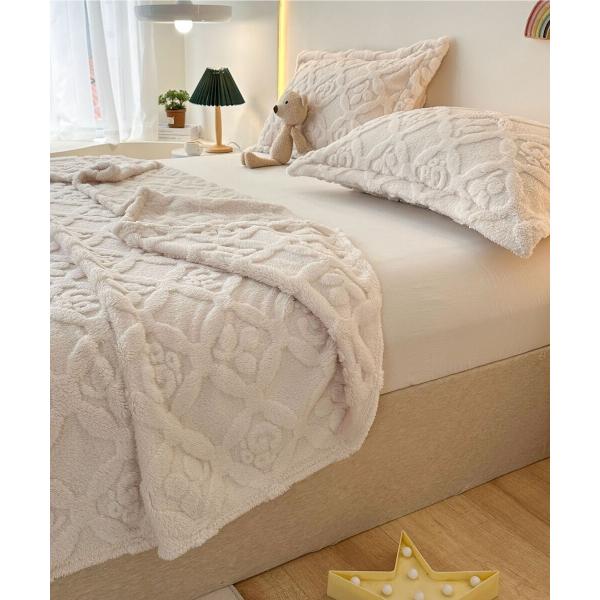 型番：modrf4539aブランド：アイモハ商品名：エンボス モコモコブランケットカラー：イエロー/ホワイト/ダークグレー/モカ/ライトグレー