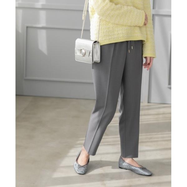 型番：63762013ブランド：オペークドットクリップ商品名：《SS-LLsize》美脚ストレッチイージーテーパードパンツ【洗濯機洗い可防シワ】カラー：チャコールグレー（０１４）/ブラック（０１９）/ベージュ（０５２）/サックスブルー（０９０）