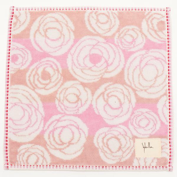 型番：1430040022ブランド：シビラ商品名：シビラ　ミニ　タオルハンカチ　cantar（カンター）　【Sybilla】カラー：ピンク/ブルー/イエロー