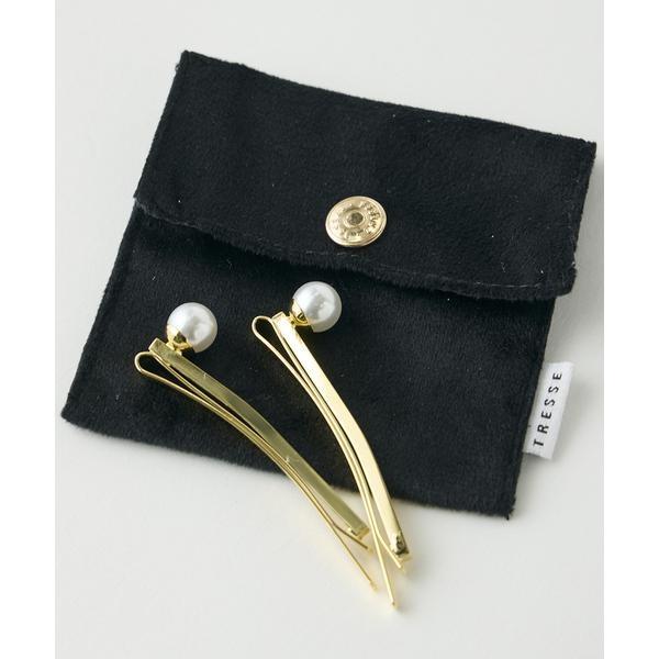 型番：7150295601ブランド：イネド商品名：《SUPERIOR CLOSET》LOUISE パールヘアピン《TRESSE》カラー：シルバー/ゴールド1