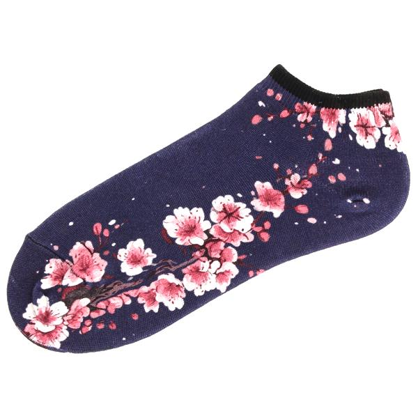 型番：THM513000-035ブランド：ワン サウザンド商品名：【1/1000SOCKS】メンズアンクルソックス　ＪＡＰＡＮ　桜柄カラー：035