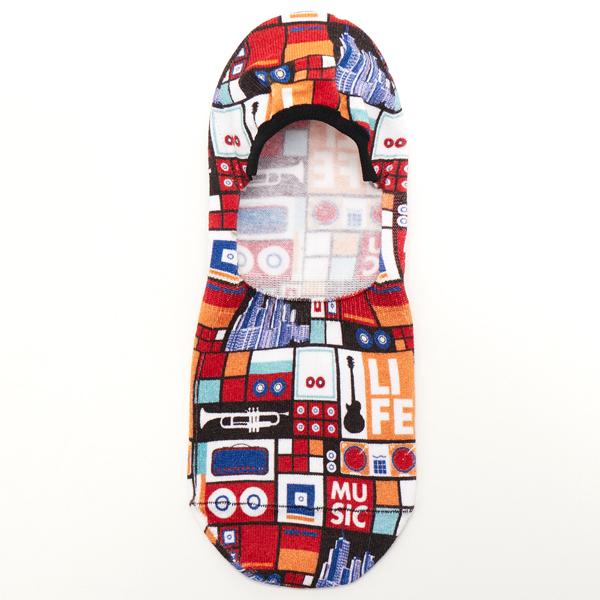 型番：THM591000-031ブランド：ワン サウザンド商品名：【1/1000SOCKS】メンズシューズインソックス　ＭＵＳＩＣ　ＬＩＦＥカラー：031