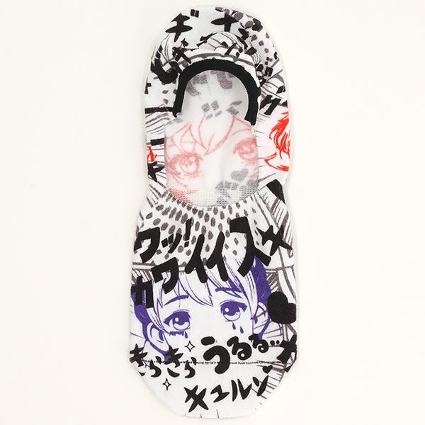 型番：THM591000-177ブランド：ワン サウザンド商品名：【1/1000SOCKS】メンズシューズインソックス　ＪＡＰＡＮ　アニメ柄カラー：177