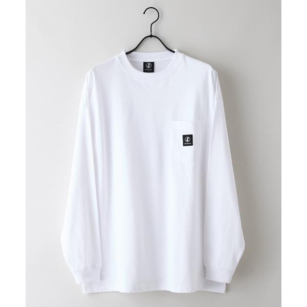 型番：205251087ブランド：ブロークンホーム商品名：【BRKNHOME/ブロークンホーム】クルーネック ポケット付き ロンTカラー：ブラック/ホワイト